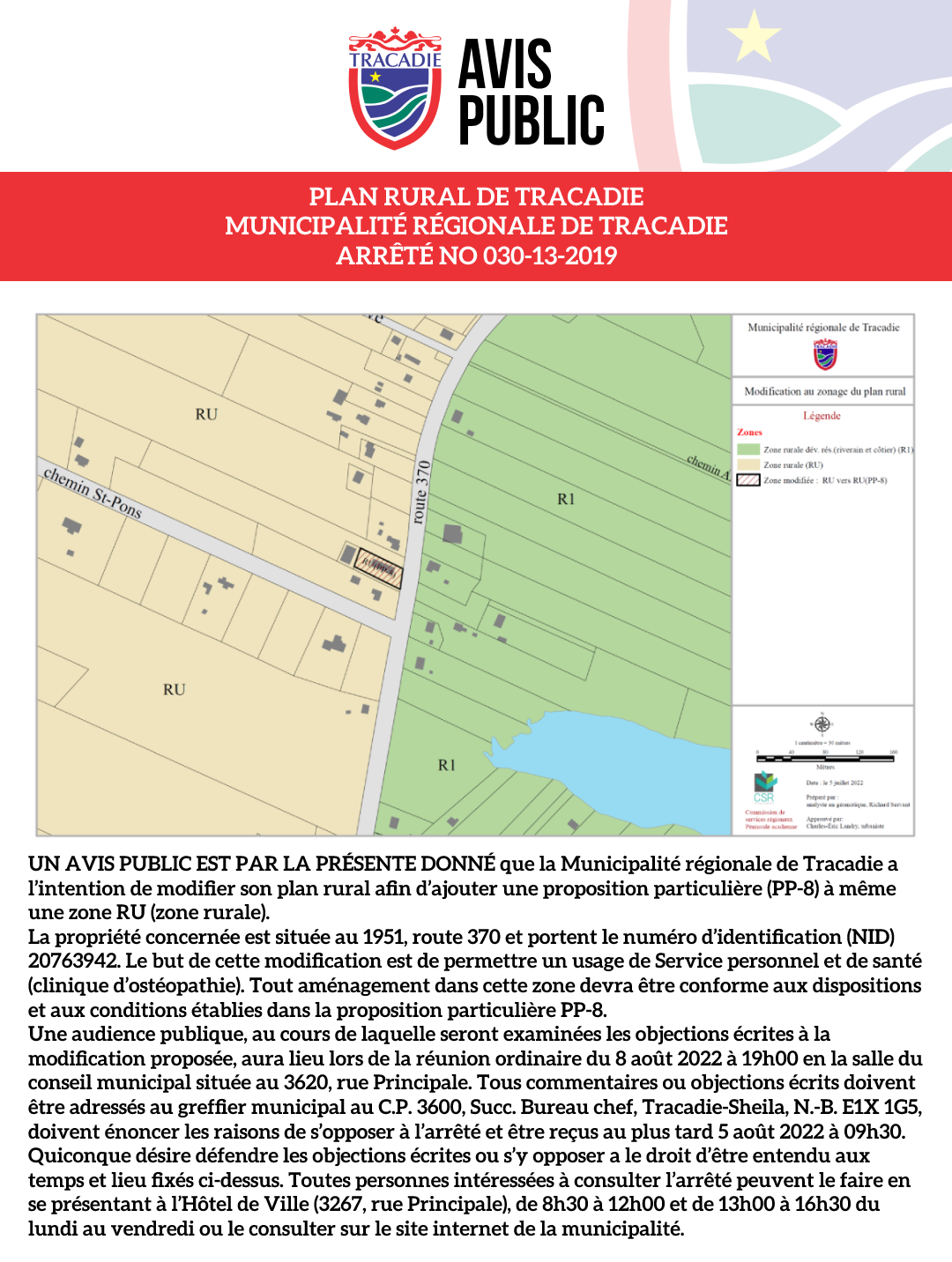 Vivre bien, ici et maintenant - Municipalité régionale de Tracadie